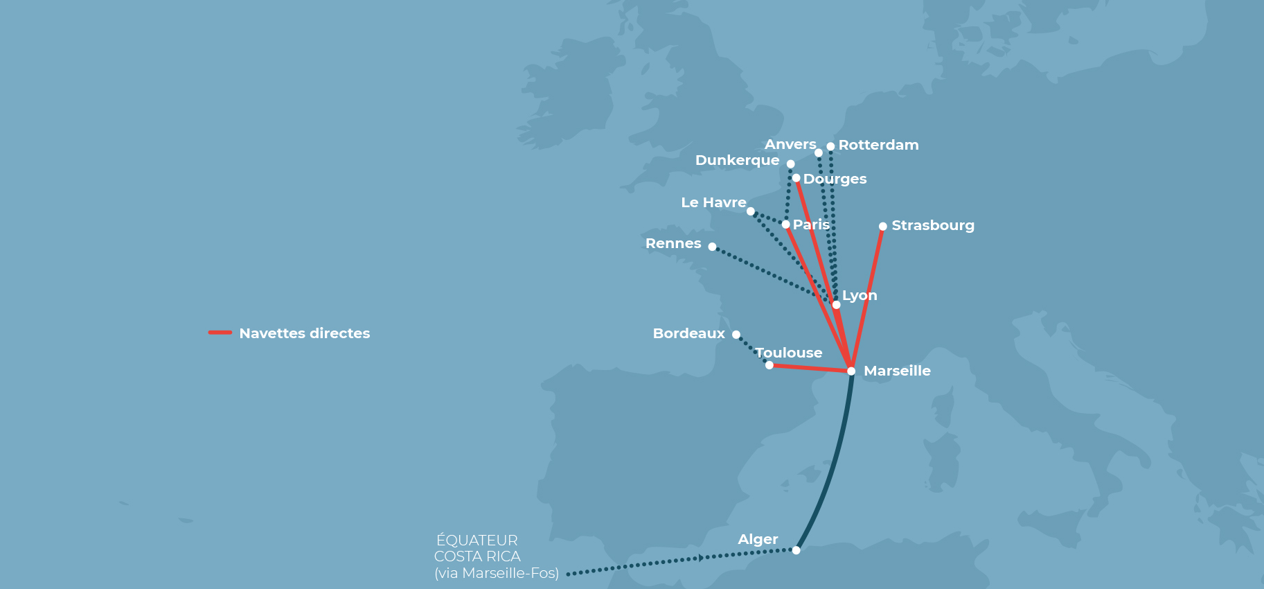 Regular shipping line to Algeria| Marfret