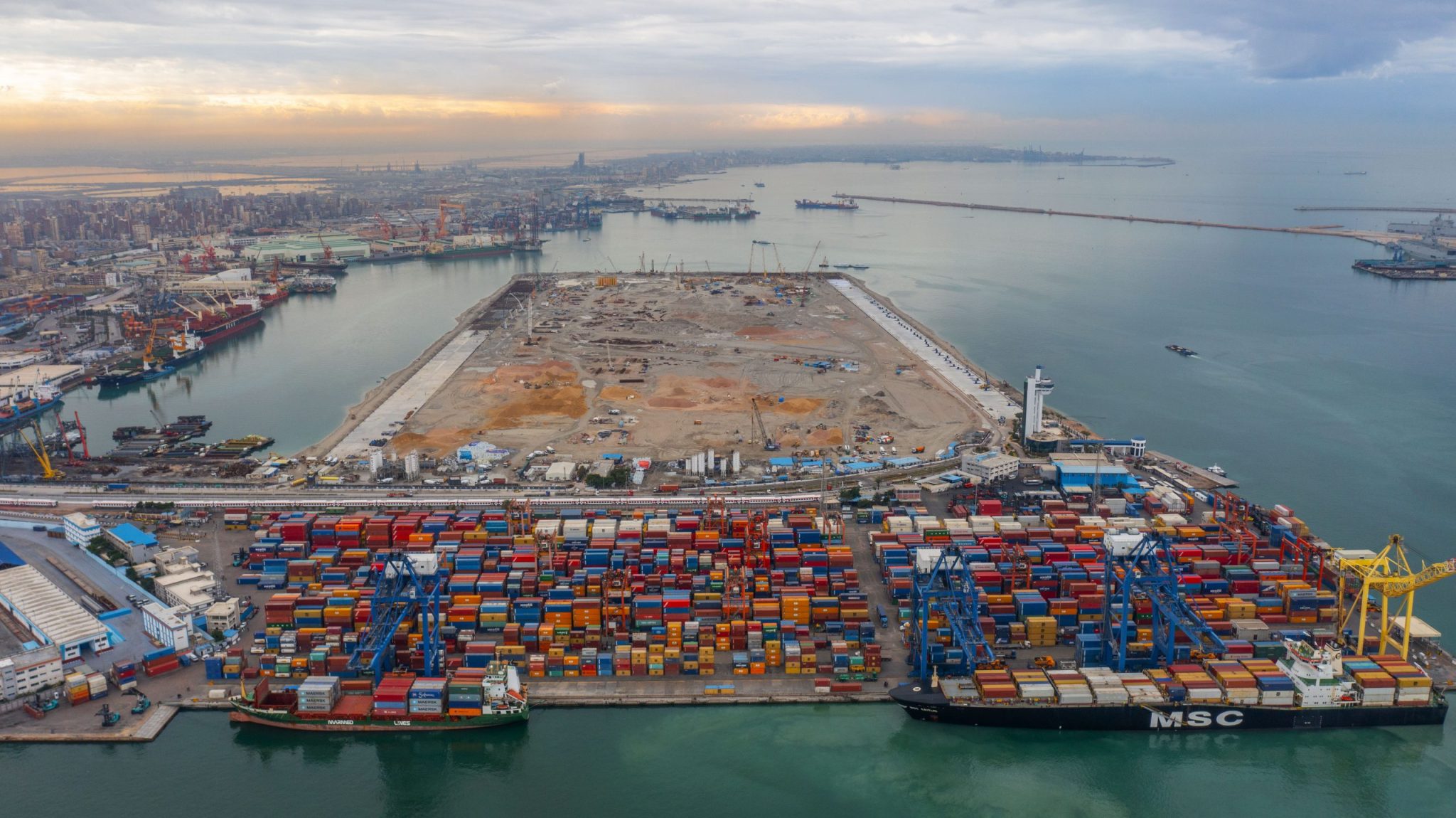 Le port de Alexandria, Egypt en est desservi par Marfret